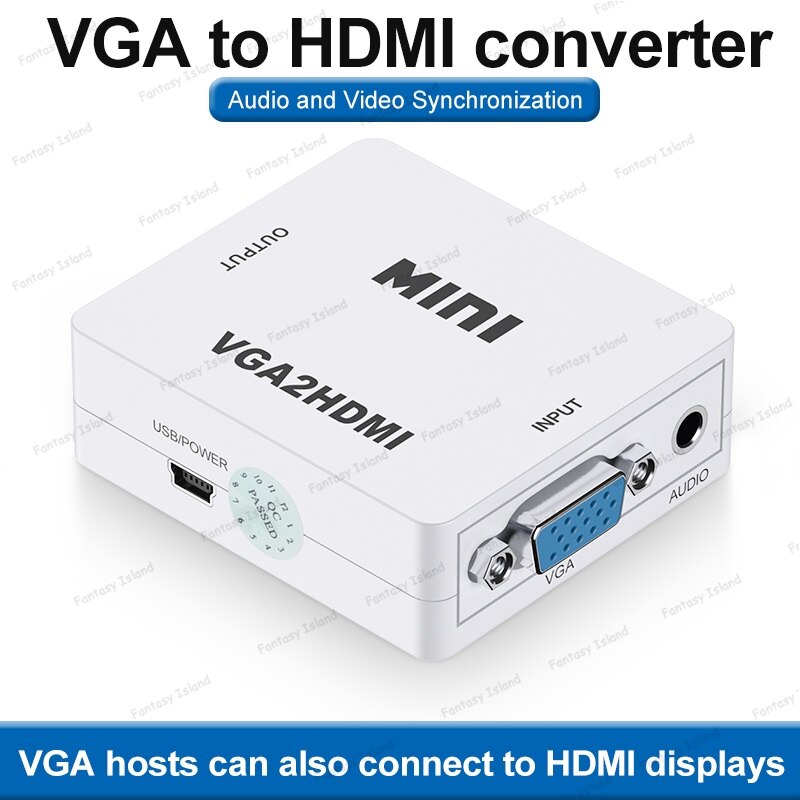 HW-2107 Vga Naar Hdmi Converter Met Audio Vga Naar... – Vicedeal