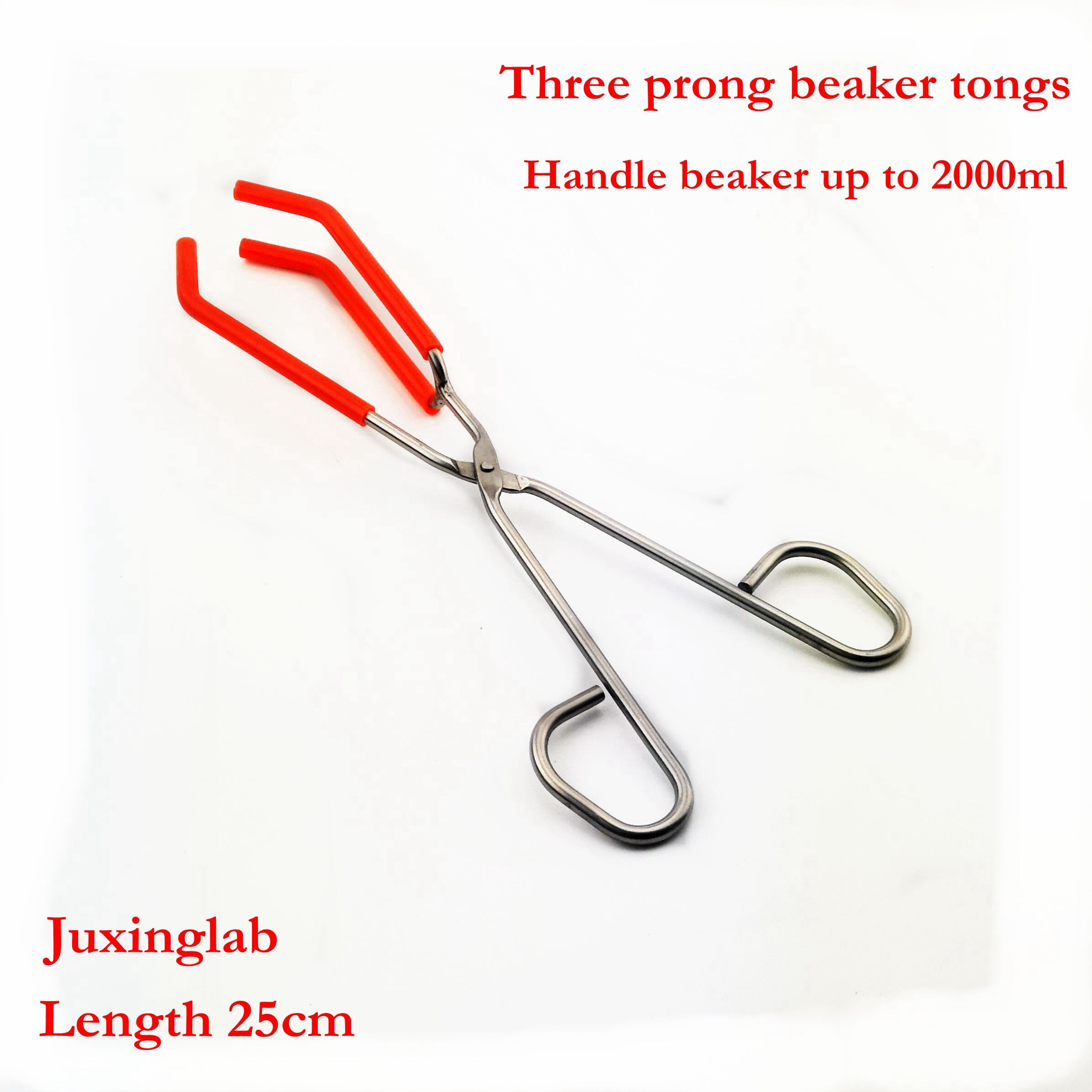 laboratory three prong beaker tongs total length 2... – Vicedeal