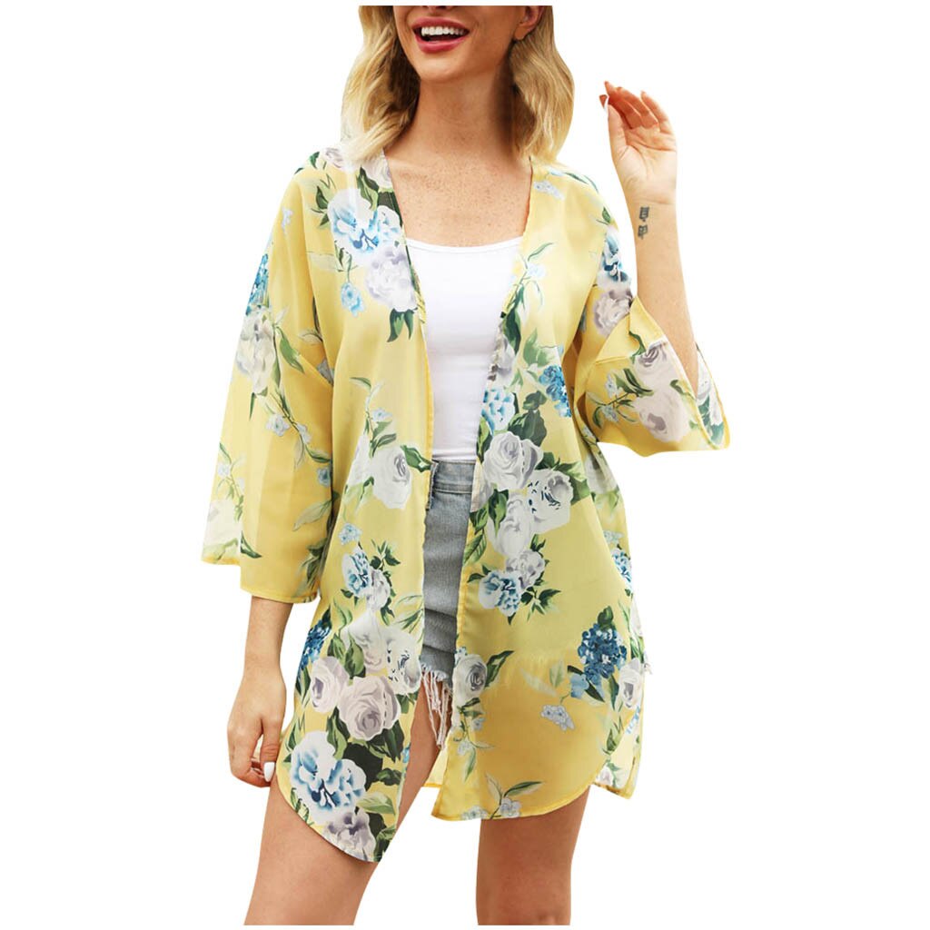 Blusa informal Estilo vintage para verano, camisa ... – Grandado