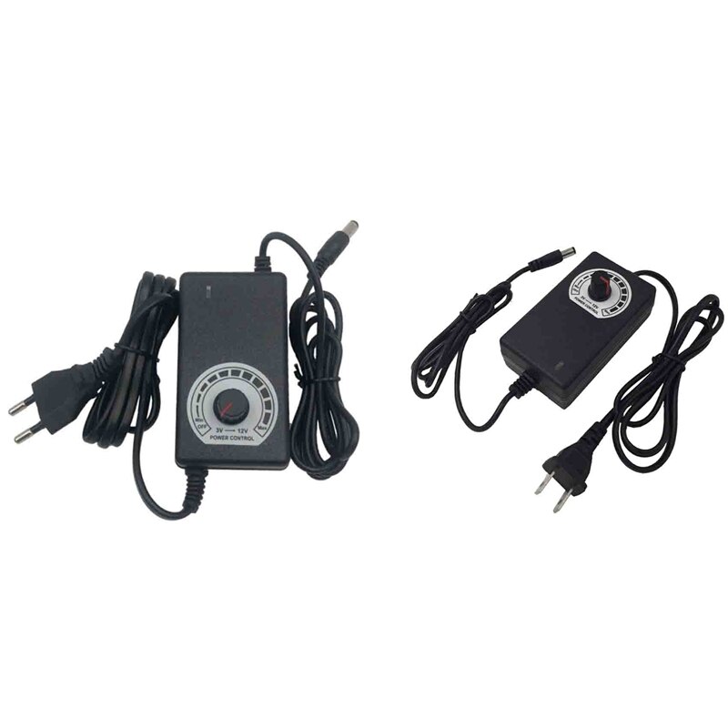 AC DC Power Adapter Supply Adjustable 3V 9V 12V 2A... – Grandado AC DC Power Adapter Supply Adjustable 3V 9V 12V 2A... – Grandado