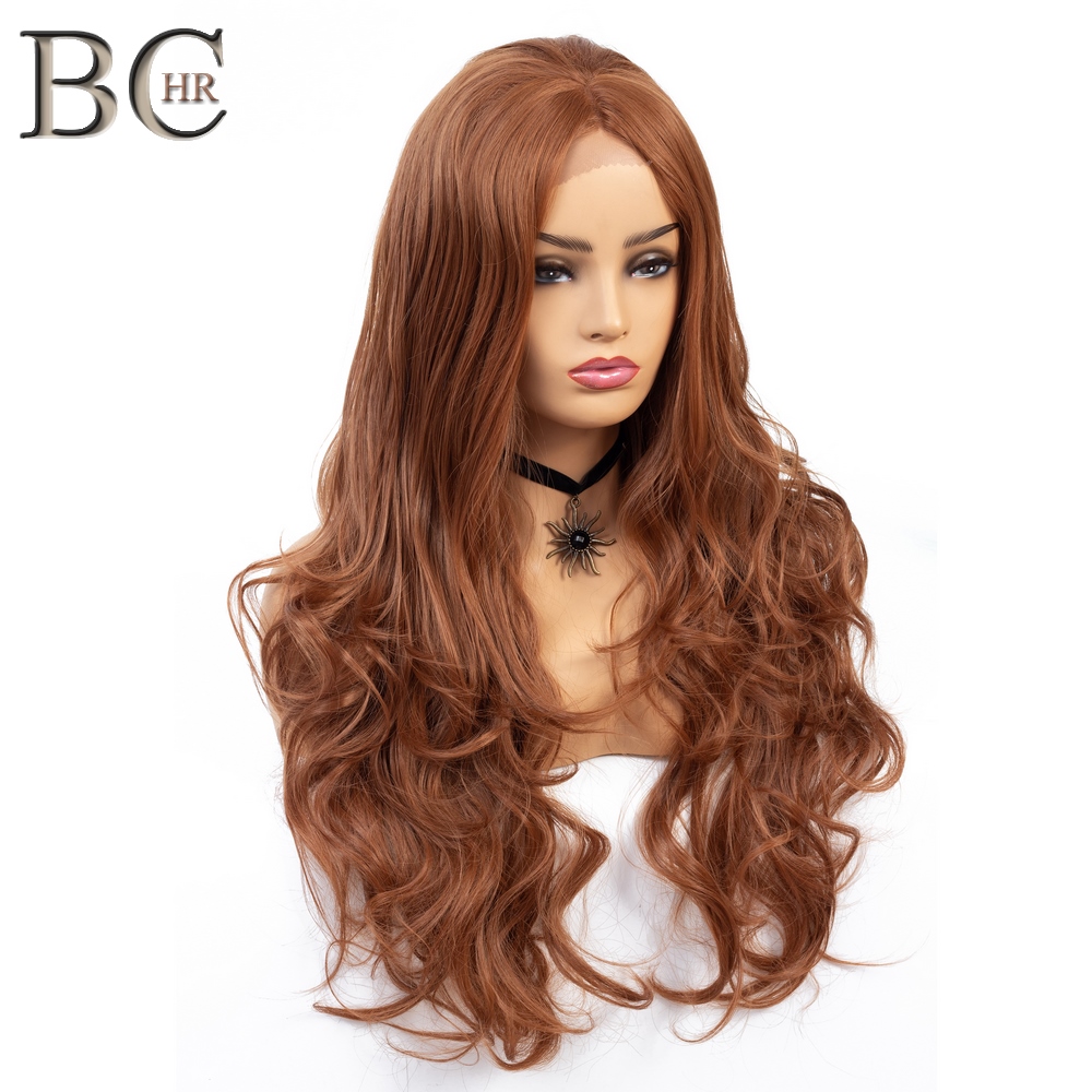 BCHR Long Wave Auburn Red Middle Part Synthetic Br... – Grandado