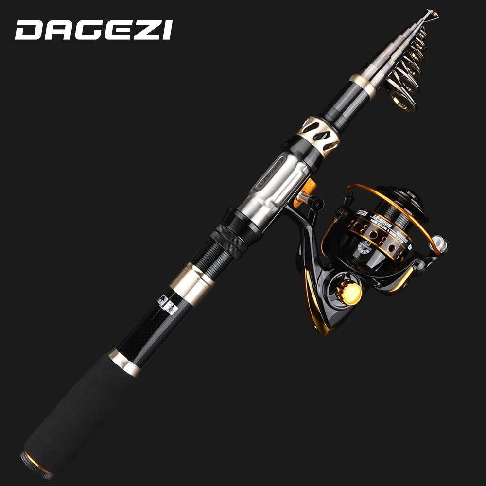 DAGEZI Telescopic Fishing Rod Combo Full Kit 1.8-3... – Grandado