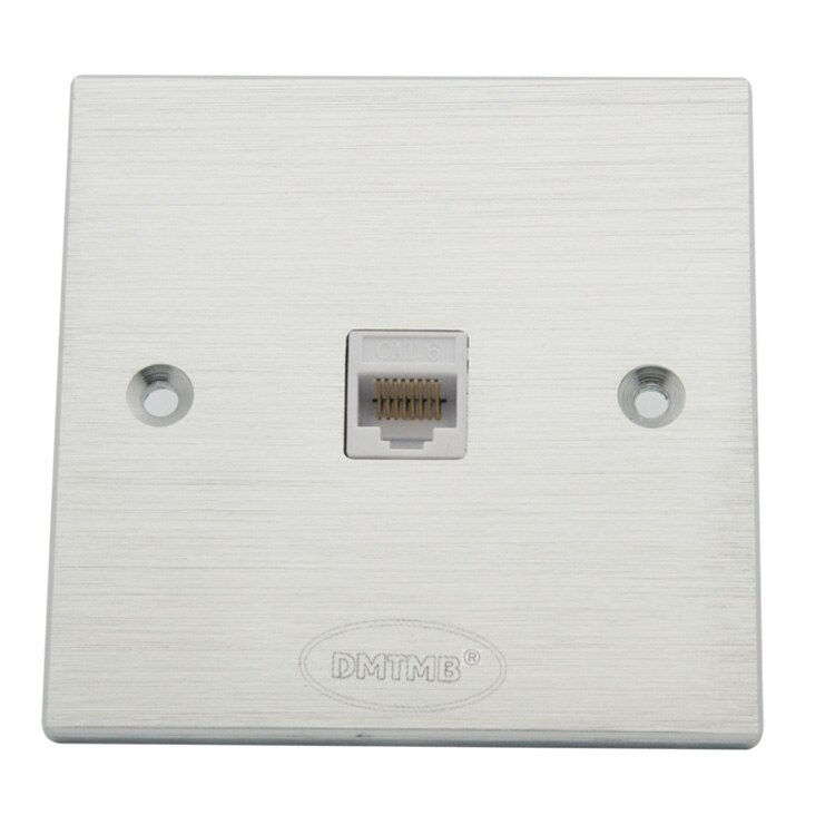 Enkele poort RJ45 netwerk metalen aluminium muur p... – Grandado