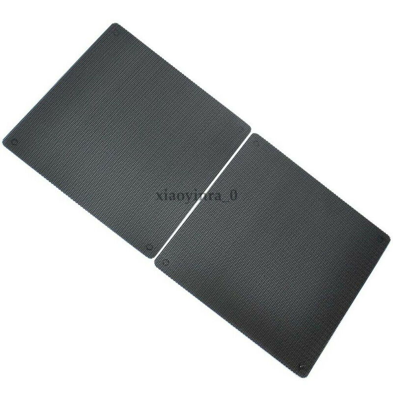 140x140mm 2 Pcs Black PVC Dust Dirt Filter PC Comp... – Grandado