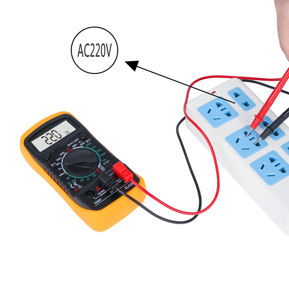 DEKO Digital LCD Multimeter Backlight Data Voltmet... – Grandado
