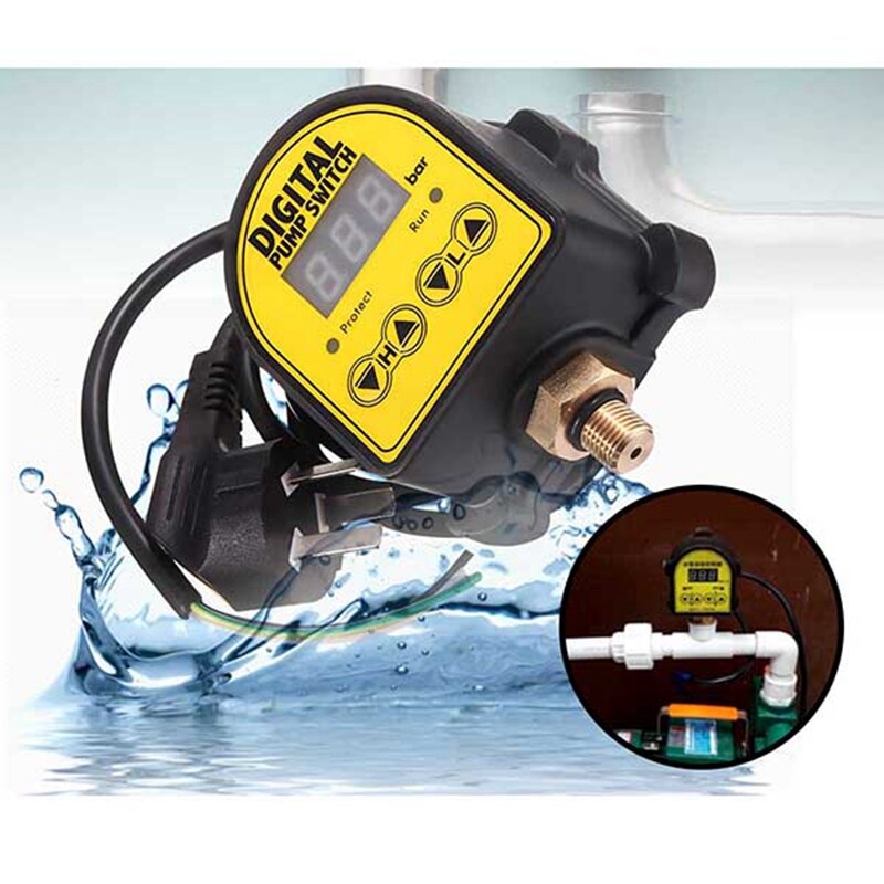 Digital Automatic Air Pump Water Oil Compressor Pr... – Grandado