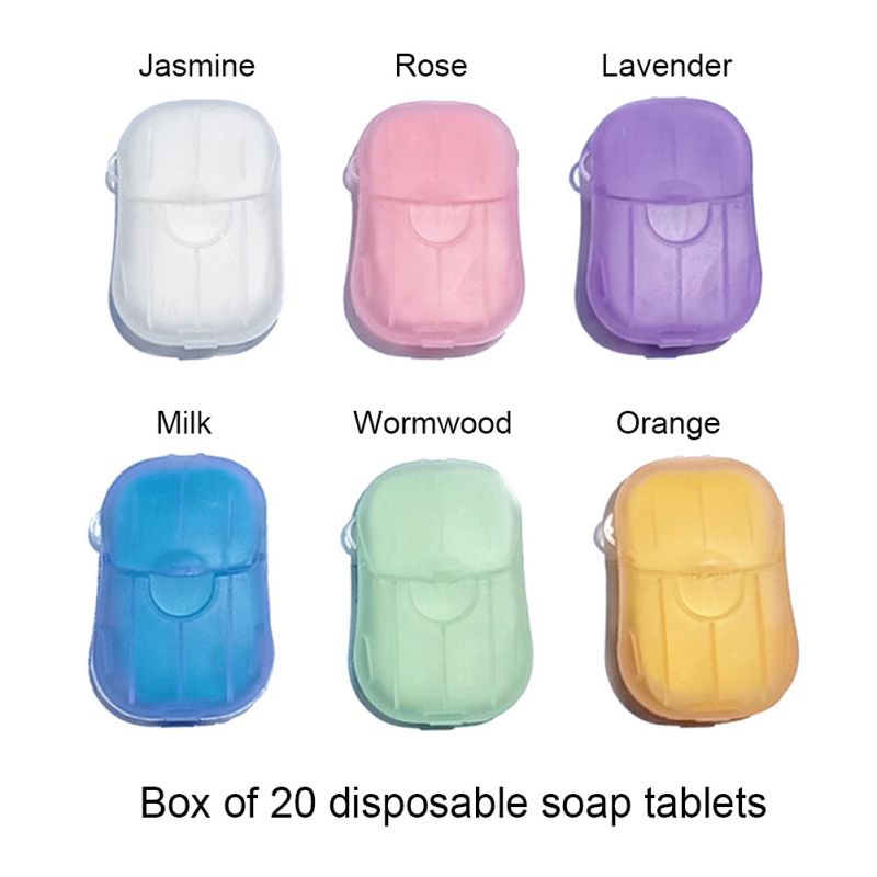 20pcs Travel Portable Soap Paper Washing Hand Bath... – Vicedeal