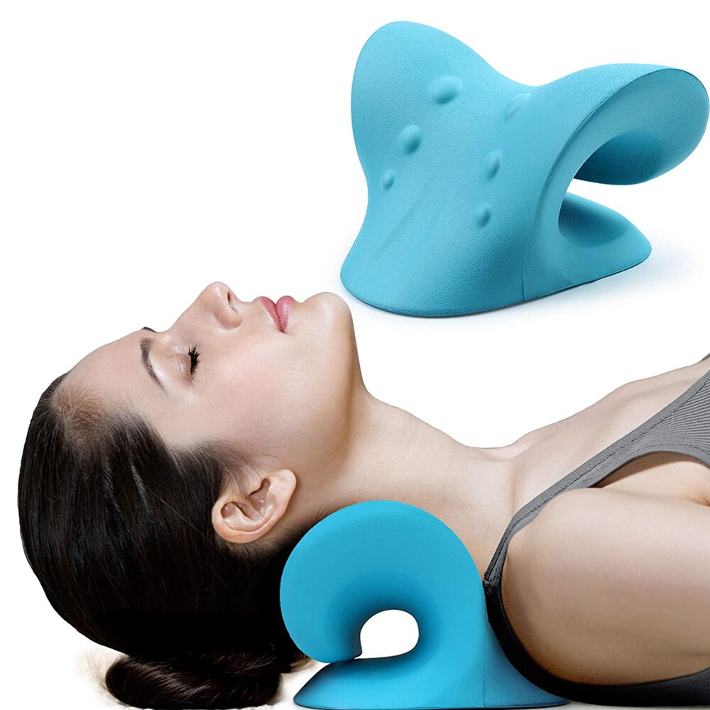 Neck Shoulder Stretcher Relaxer Cervical Traction ... – Vicedeal