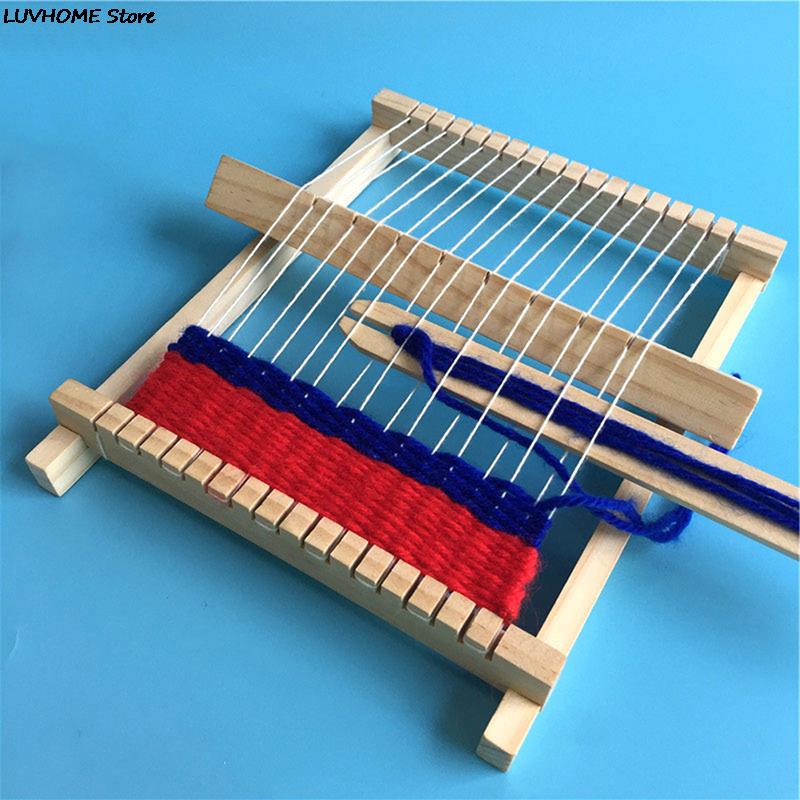 DIY Traditional Wooden Weaving Loom Craft Yarn Han... – Vicedeal