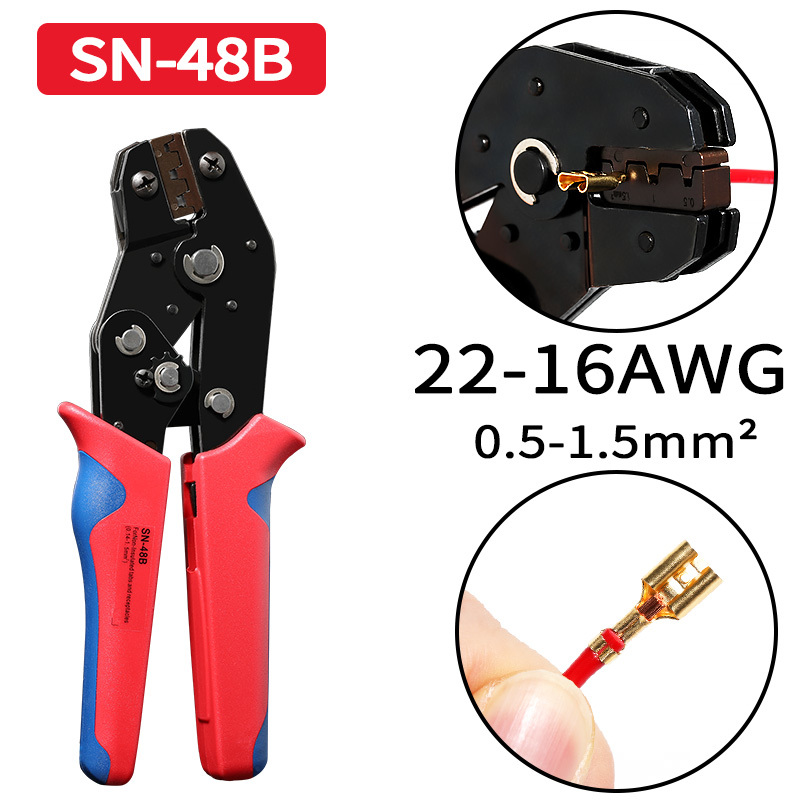 180/540PCS 2.8/4.8/6.3mm Spade Crimp Terminals Ins... – Grandado