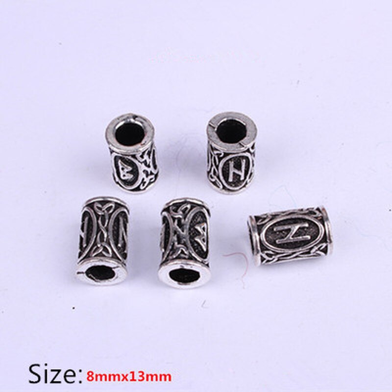 24 stücke Mischen Silber Haar flechten Bart Dreadlock Perlen Ringe Rohr ...