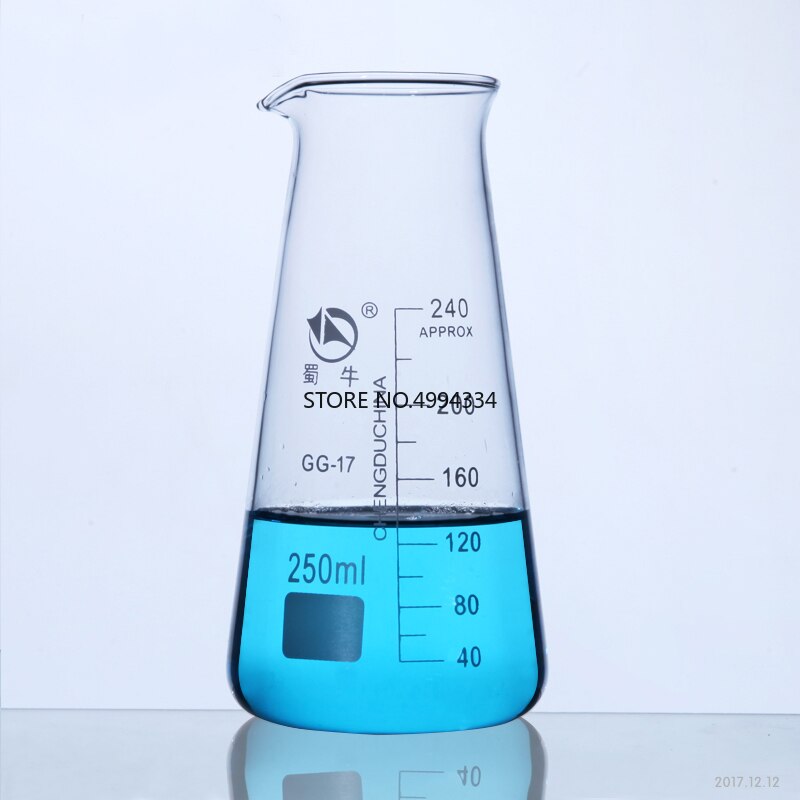 4pcs/lot 125ml 250ml 500ml Triangle glass beaker w... – Grandado