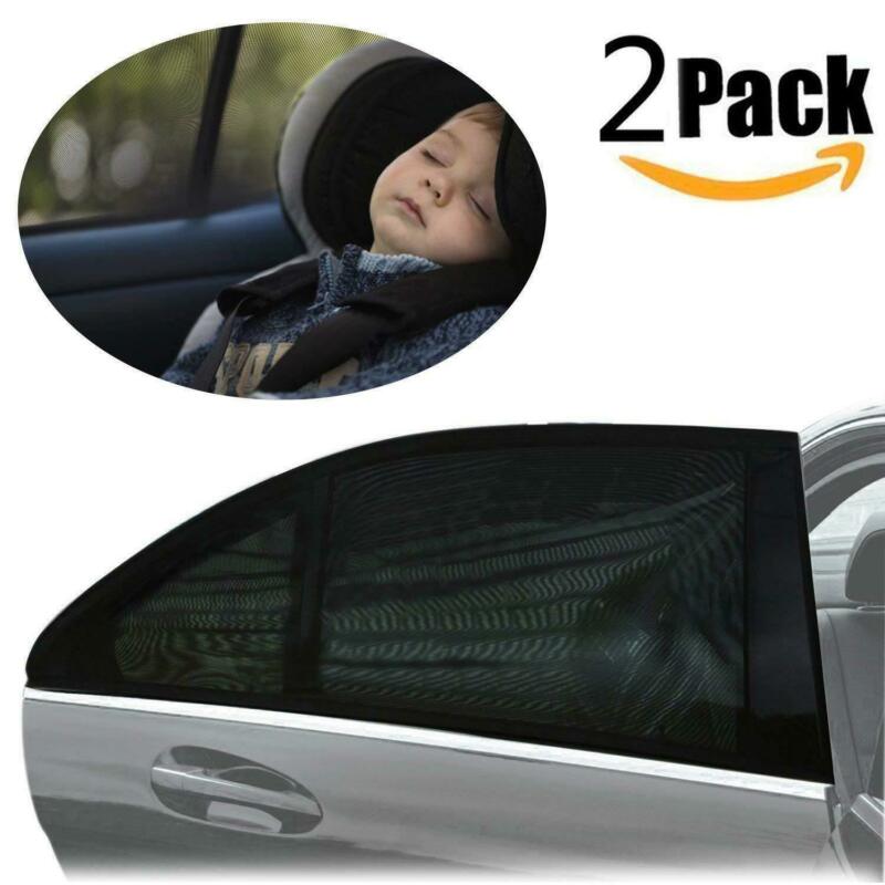 2 x Car Rear Side Window Sun Visor Shade Mesh Cove... – Vicedeal