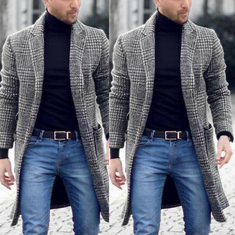 brand wool coats for men wool coats for Autumn Win... – Grandado