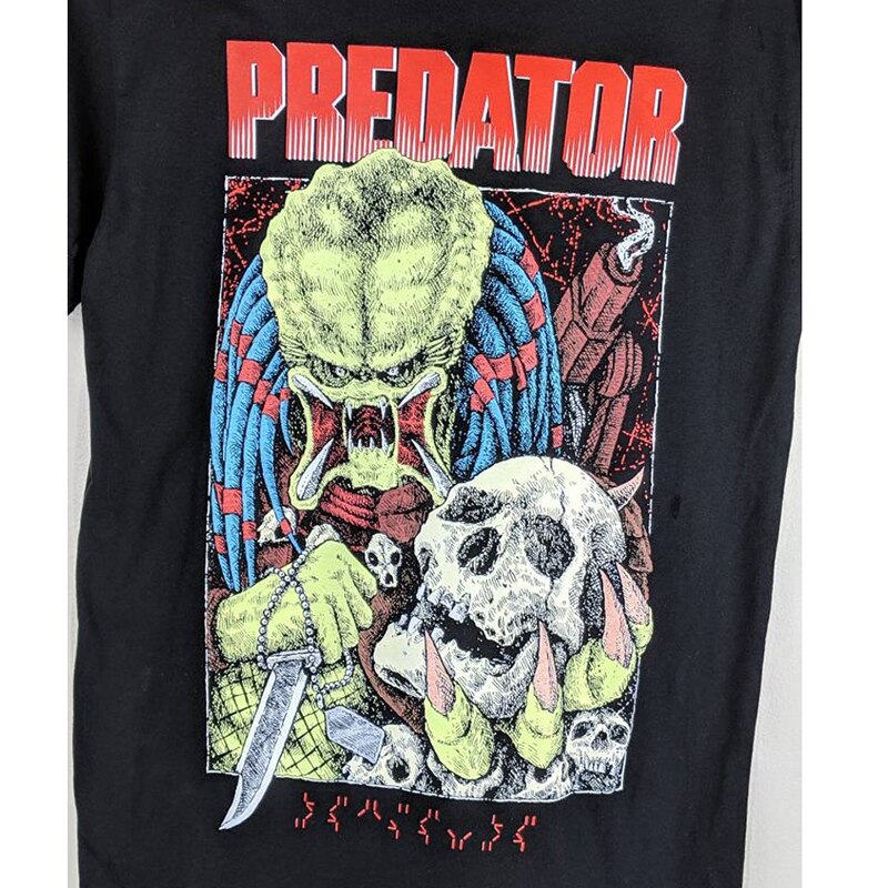 Predator T-shirt Trendy retro printed unisex T-shi... – Grandado