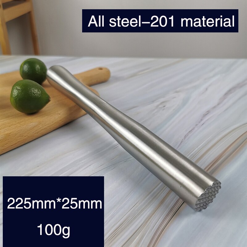 Stainless Steel Wine Mixing Stick Cocktail Muddler... – Grandado
