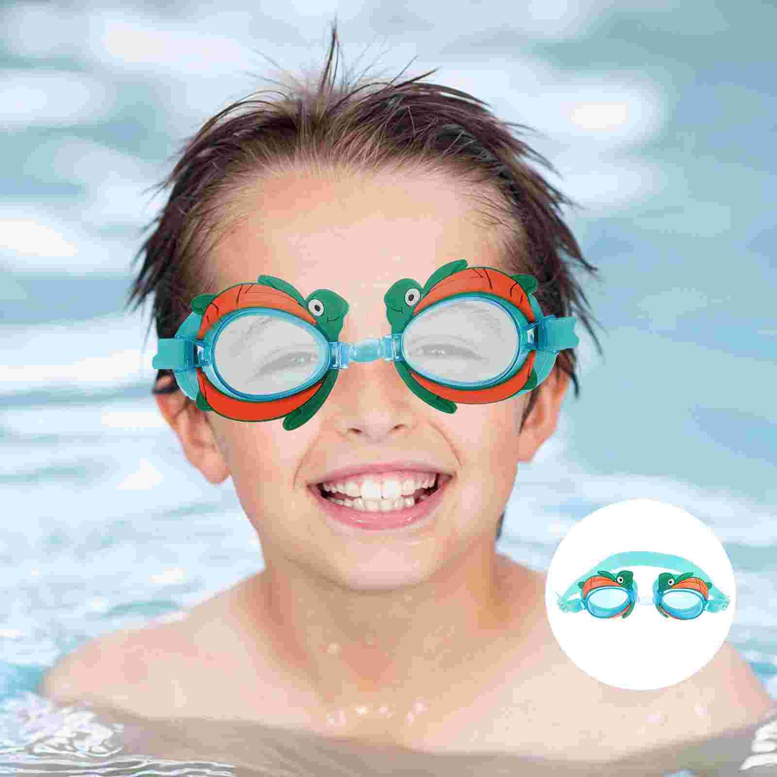 1Pc Tortoise Swimming Glasses Anti-fog Waterproof ... – Grandado