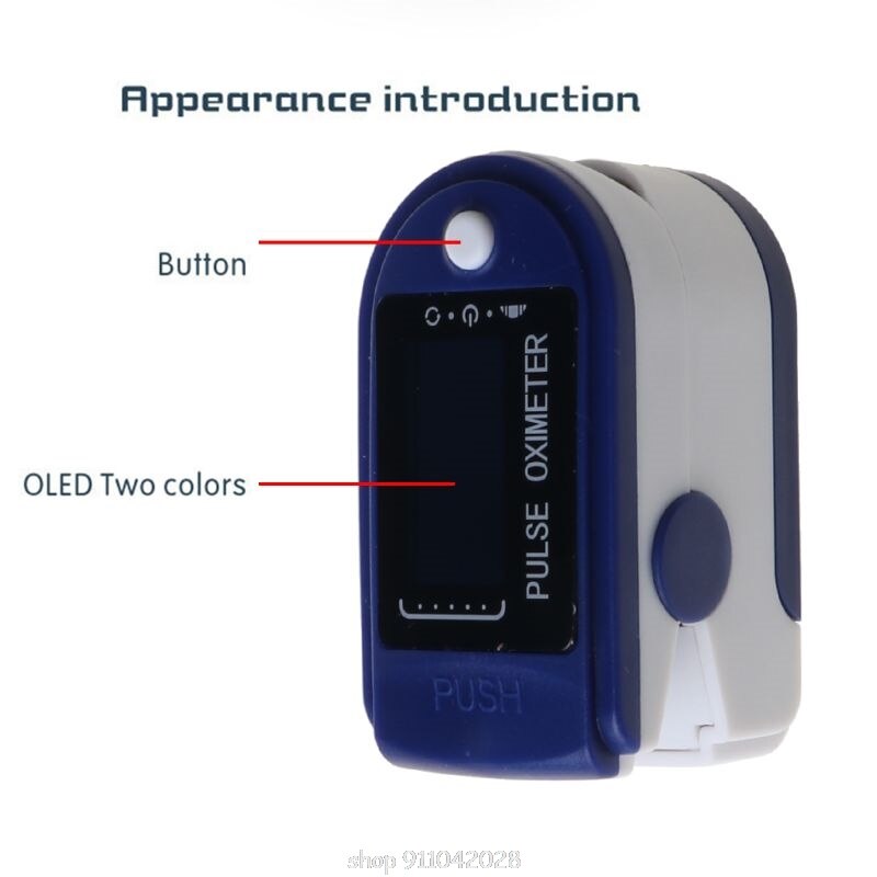 Pulse Oximeter Fingertip Blood Oxygen Saturation M... – Grandado