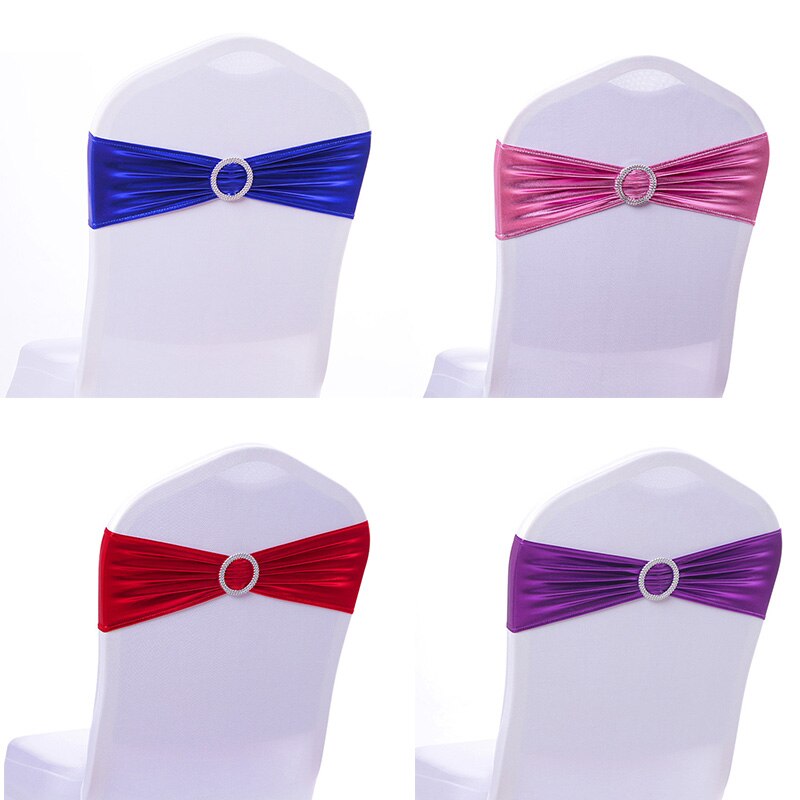 Chair Back Flower Bow Decoration Elastic Bandage B... – Vicedeal