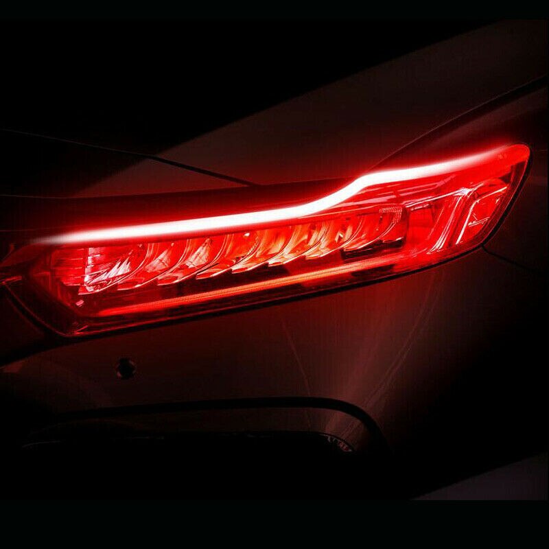 45cm Red Amber Switchback Car LED Strip Light DRL ... – Grandado