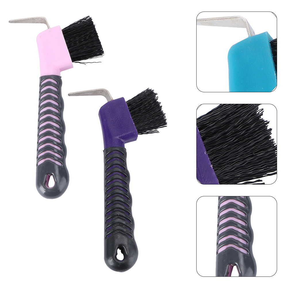 2Pcs Horse Hoof Pick Brushes Horse Hoof Cleaning B... – Grandado