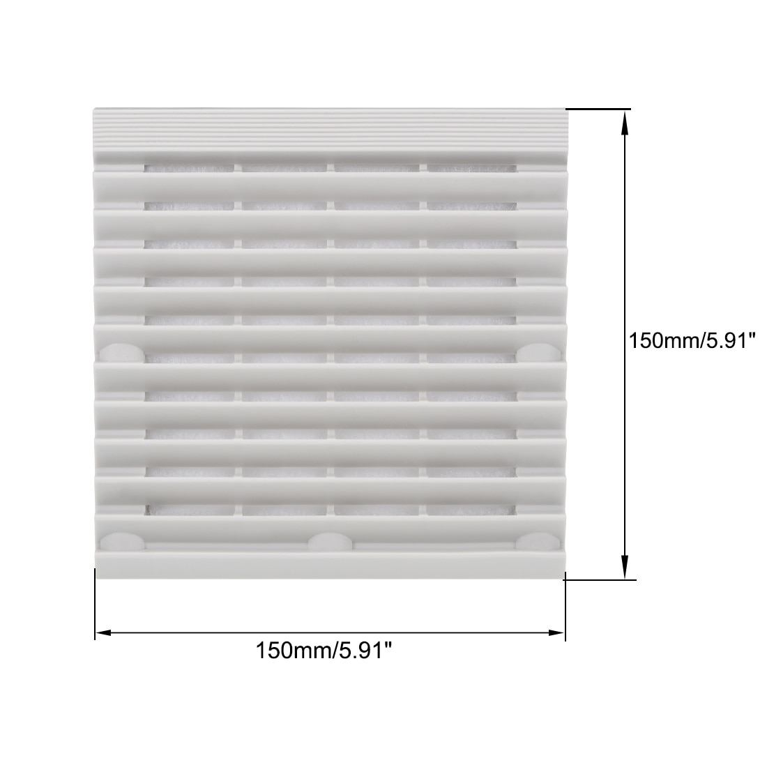 uxcell Ventilator Filter Unit - 150mm x 150mm ABS ... – Vicedeal
