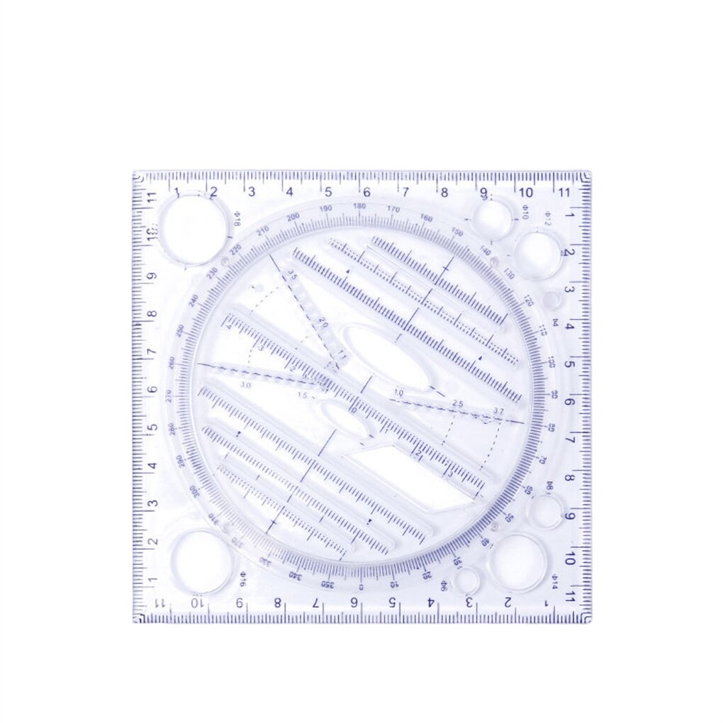 Multi-function Rotating Ruler DIY Crafts Construct... – Vicedeal