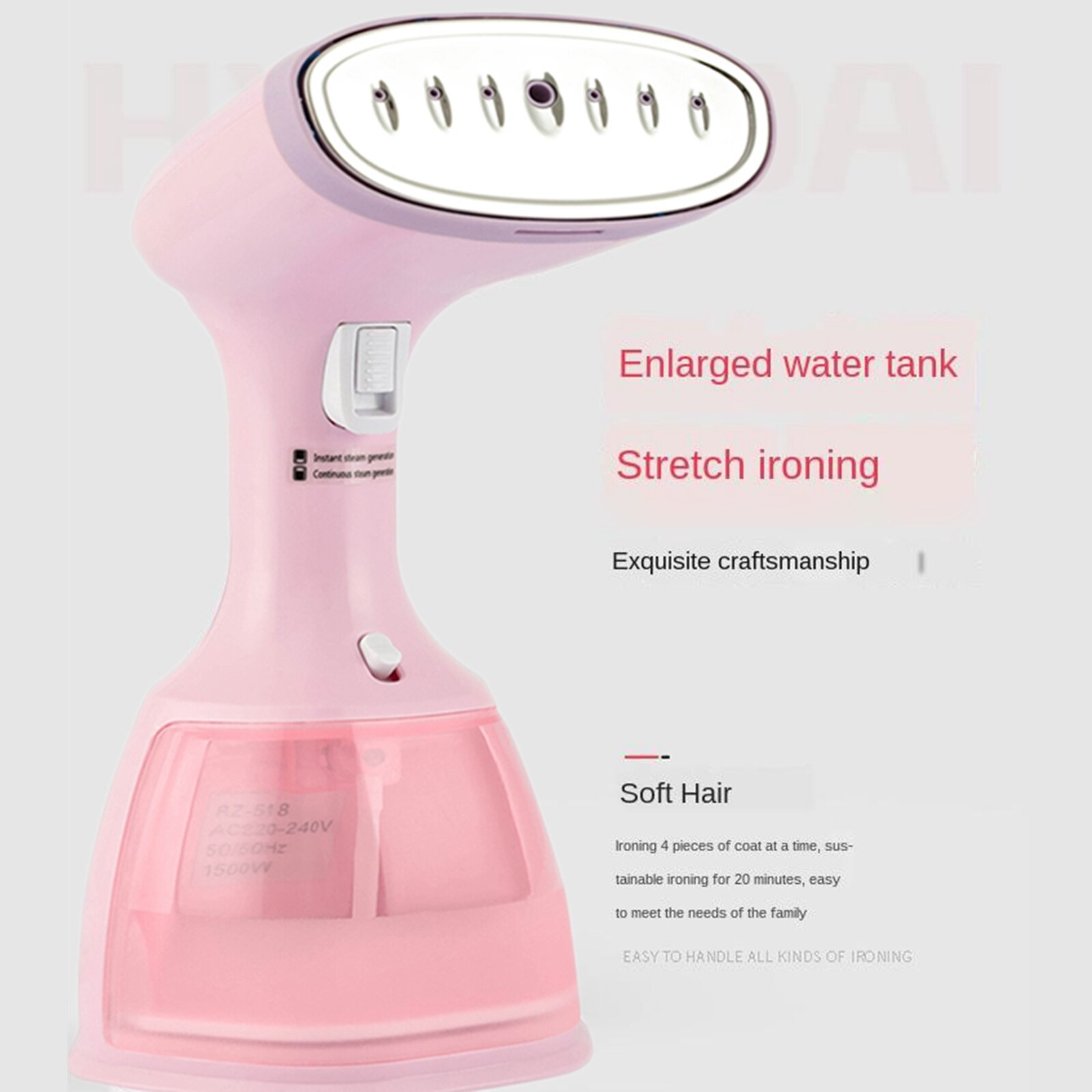 Handy Clothes Garment Steamer Steam Iron Fast Heat... – Grandado