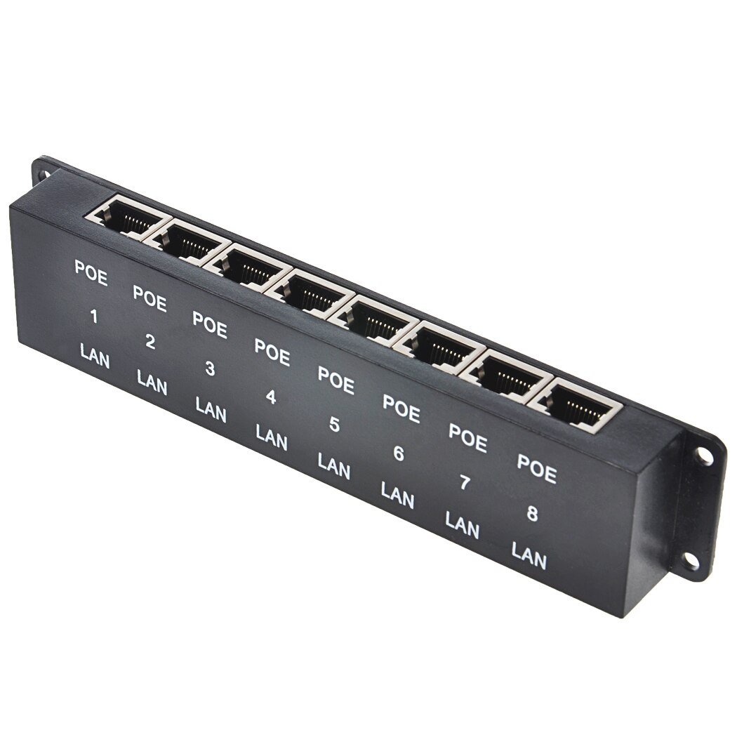 Security 8 port passive POE injector Power over Et... – Grandado