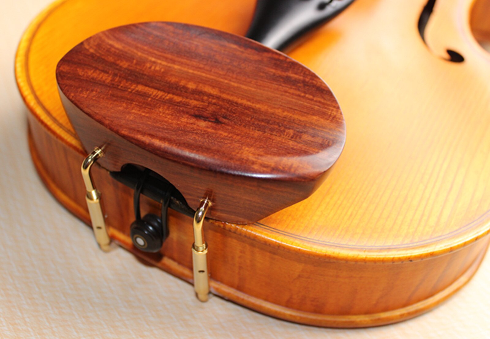 Mentonnière pour violon en bois de rose naturel, 1... – Grandado