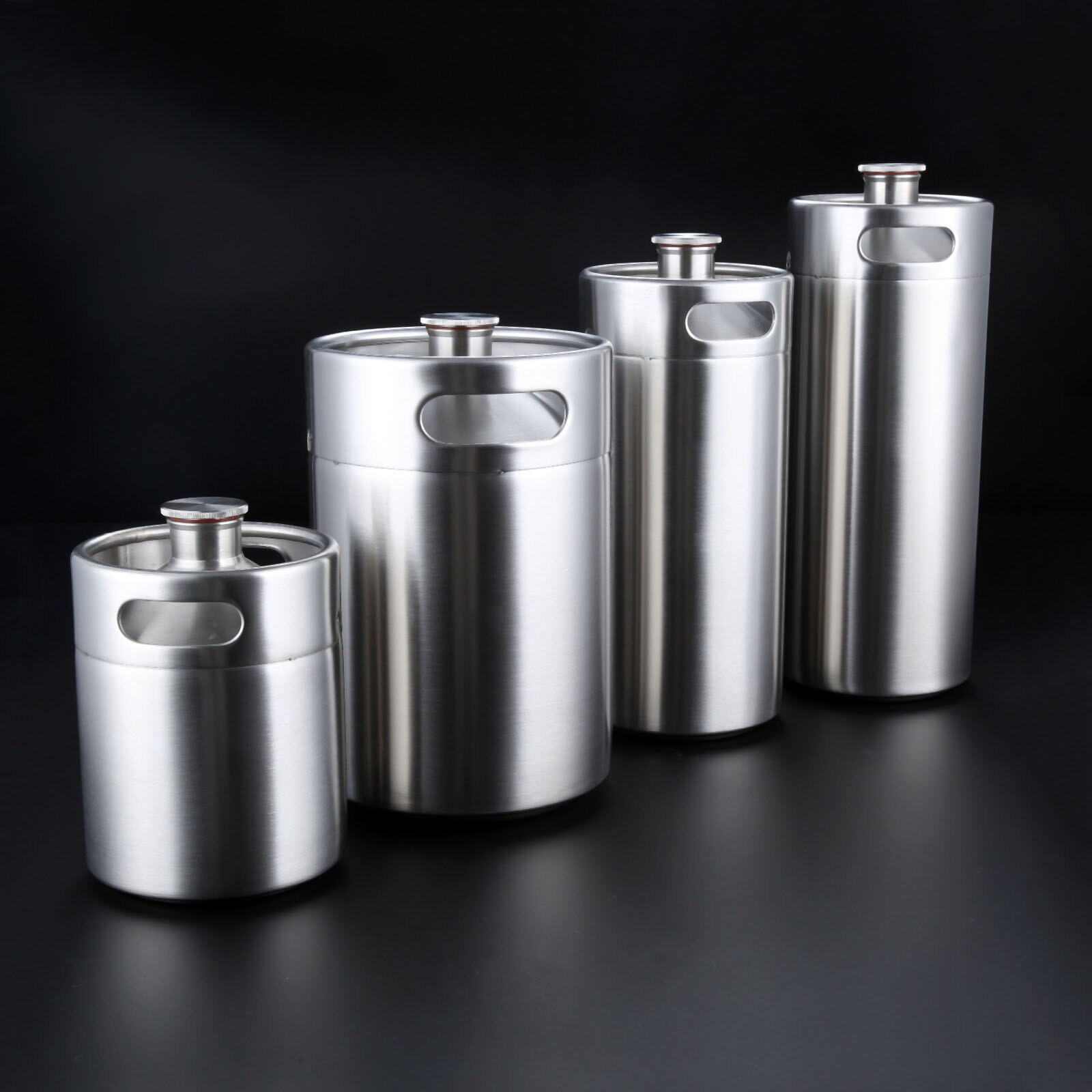 2/3.6/4/5L Stainless Steel Mini Keg Beer Pressuriz... – Grandado