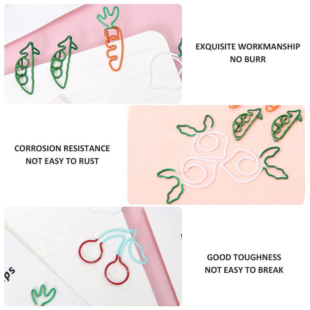 32pcs Office Paper Clips Metal Clips Cartoon Paper... – Vicedeal