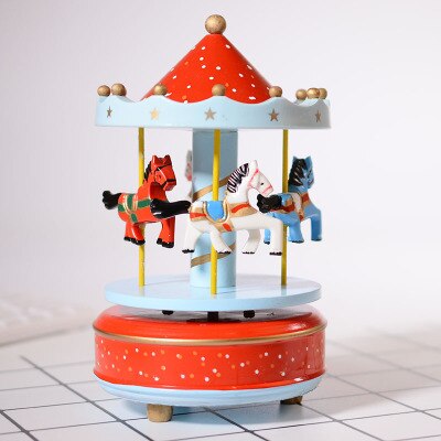 Merry Go Round Music Box Geometric Baby Room Decor... – Grandado