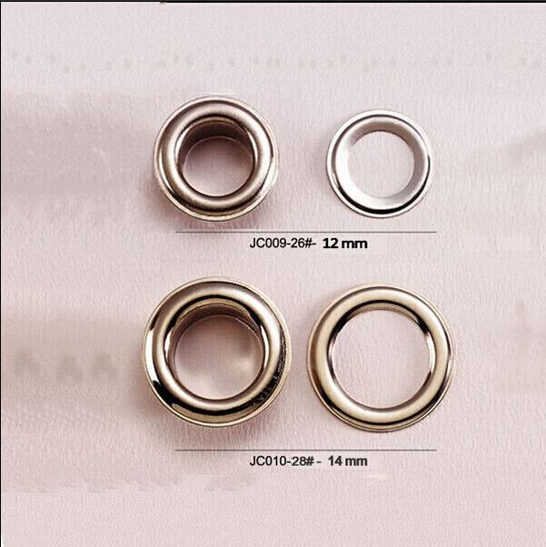 150sets Metal eyelet 12mm 14mm metal brass eyelets... – Grandado
