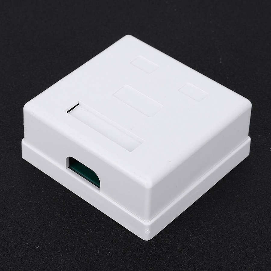 RJ45+RJ11 Wall Connector Junction Adapter 2-Port D... – Grandado