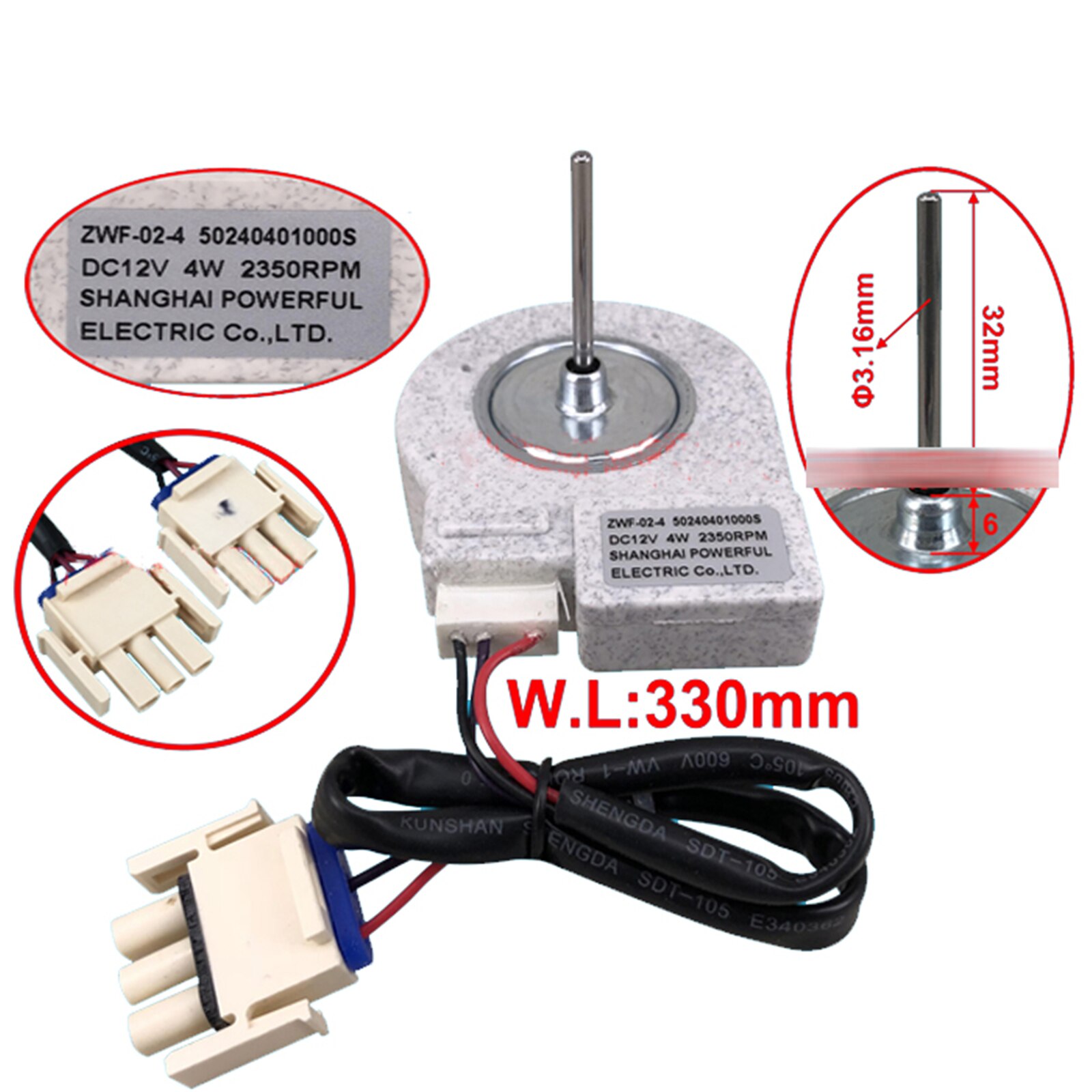 För midea/ ronshen/ meiling/hisense kylskåp likstr... – Vicedeal