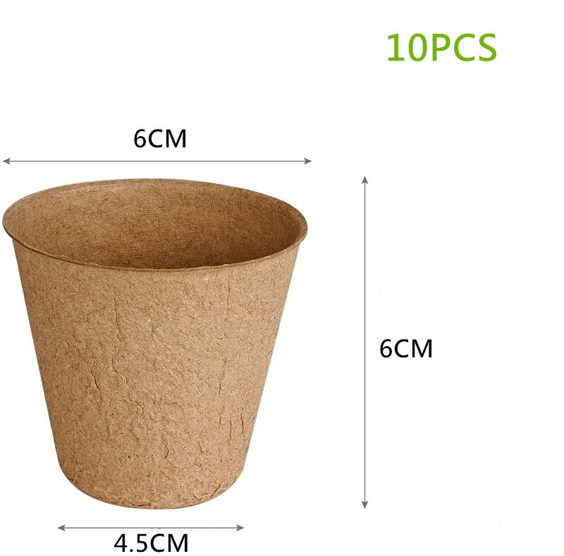 Horticultural Pulp Flowerpot Seedling Cup Pulp Pot... – Grandado