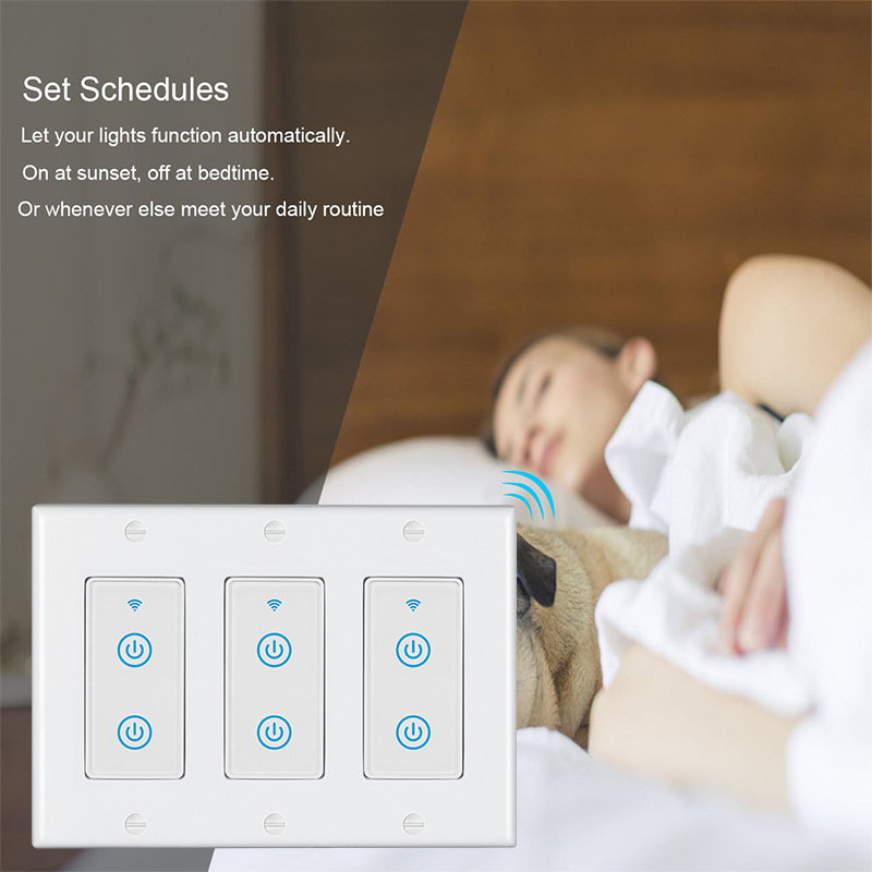 Wifi Smart Light Touch Interruptor Wall Switch US ... – Grandado