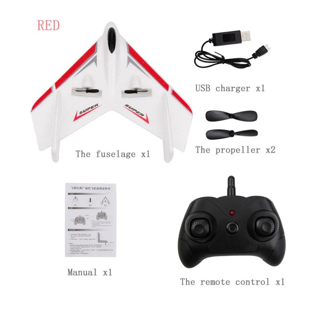 Fx-601 Remote Control Double Wing Fighter Fixed Wi... – Grandado