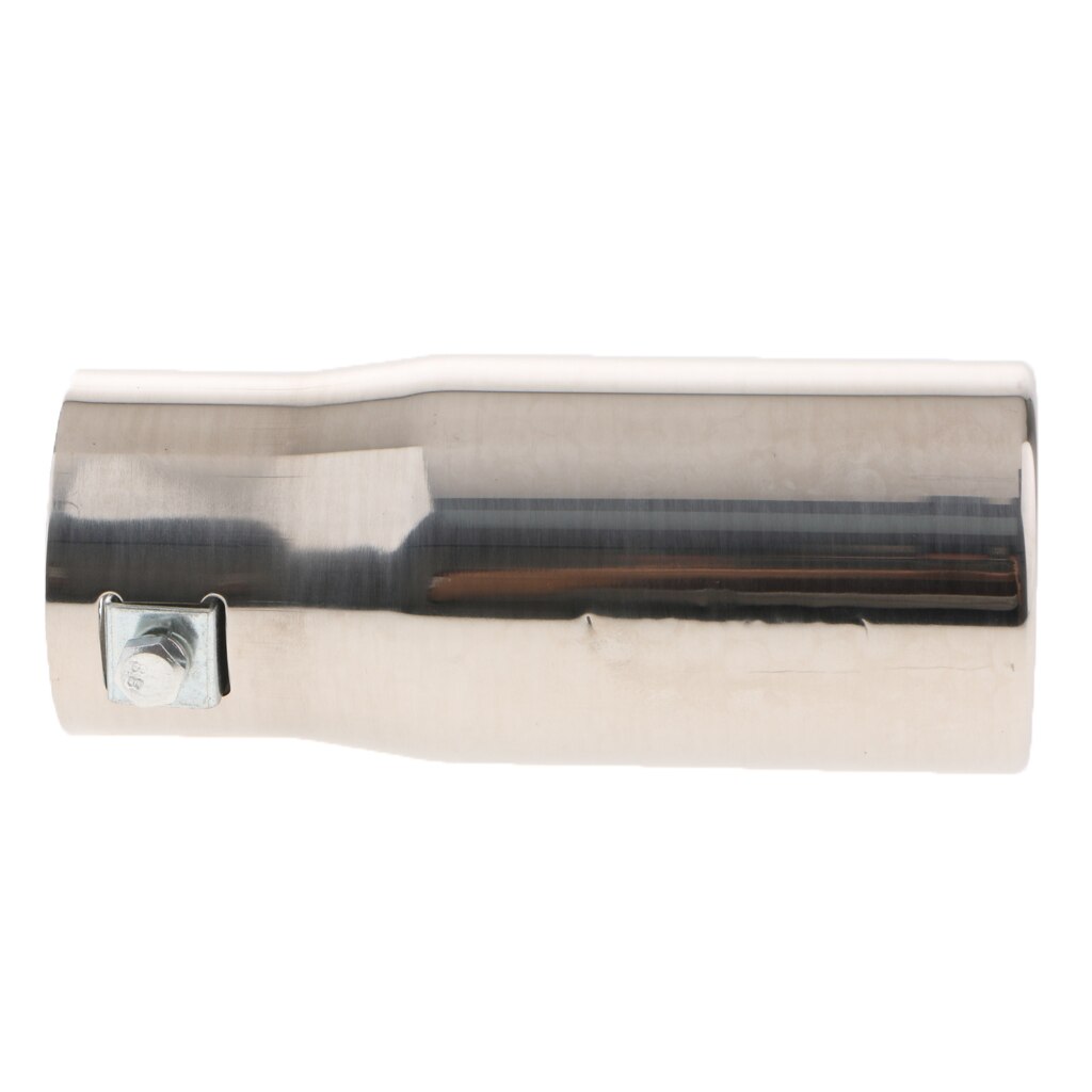Stainless Steel Exhaust Tip Carbon Fiber Silver Ex... – Grandado
