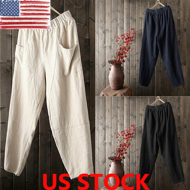 US Men Harem Pants Bloomer Pockets Loose Fit Casua... – Grandado