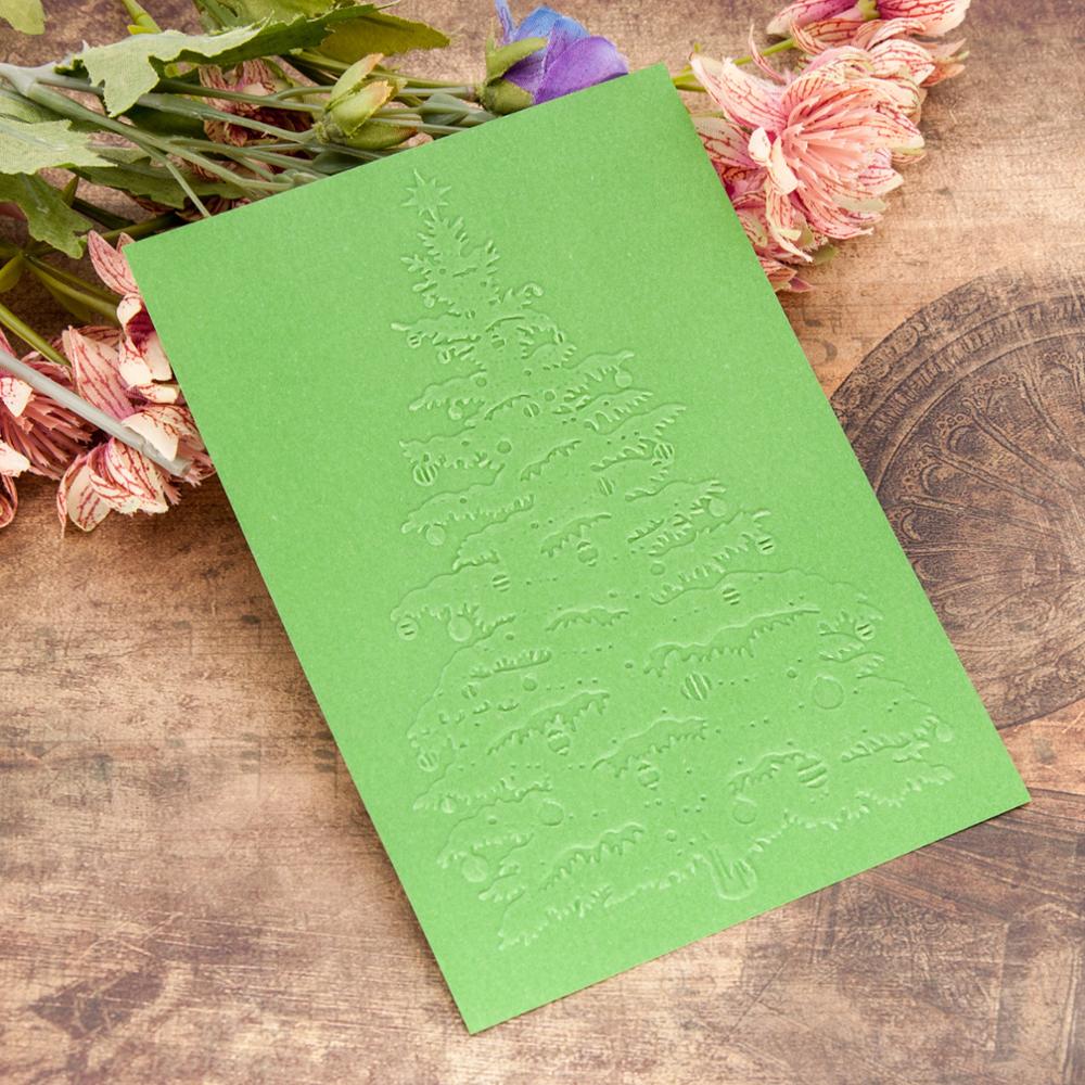 Huge Tree Christmas Embossing Folders DIY Making P... – Vicedeal