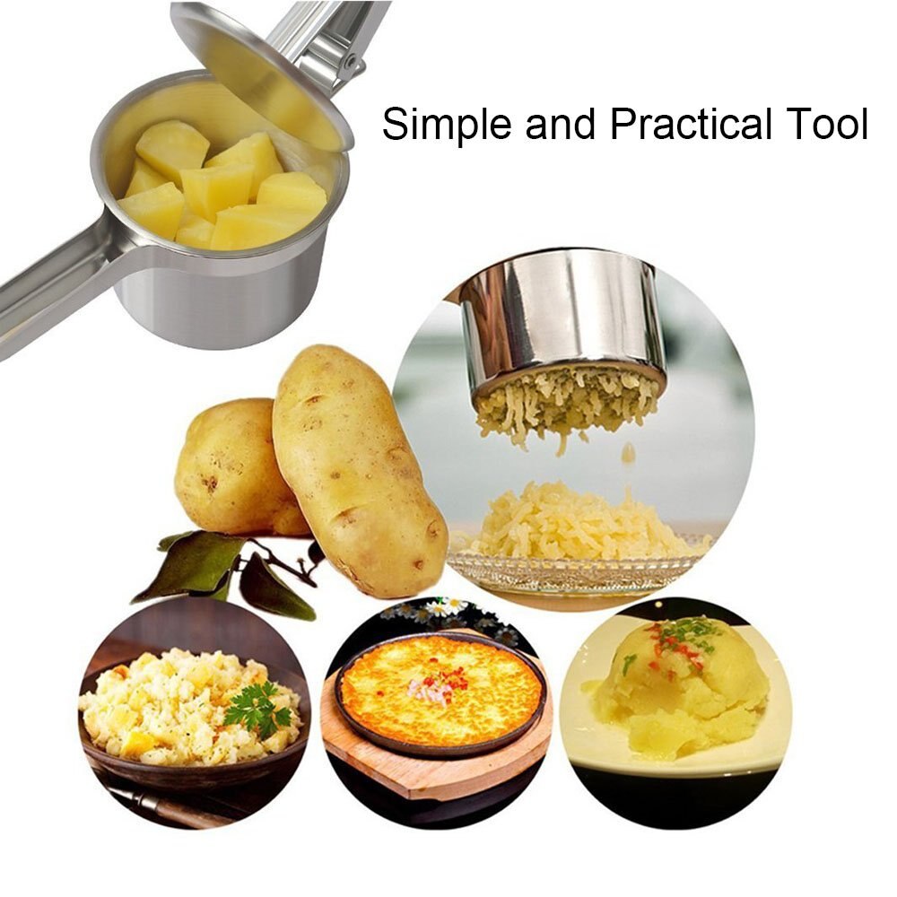 Stainless Steel Potato Ricer Masher Set Heavy Duty... – Grandado