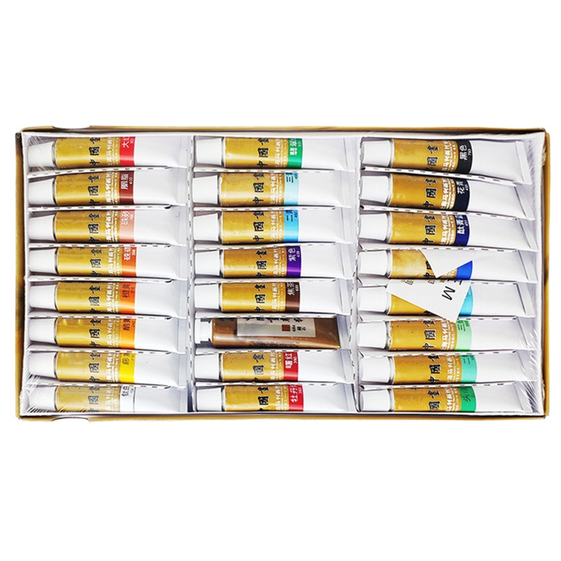 24 Colors Oil Painting Paint Drawing Pigment 12ml ... – Grandado