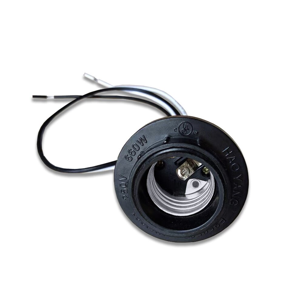 5pcs E27 Full Threaded Lamp Holder With Ring Cable... – Grandado