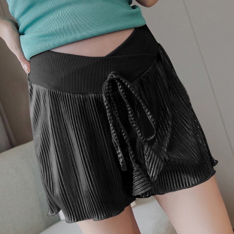 Summer Solid Color Stomach Lift Tether Maternity S... – Grandado