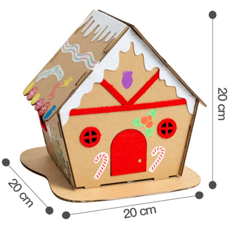 Led Biscuits House Handmade Assemble DIY Craft Edu... – Grandado