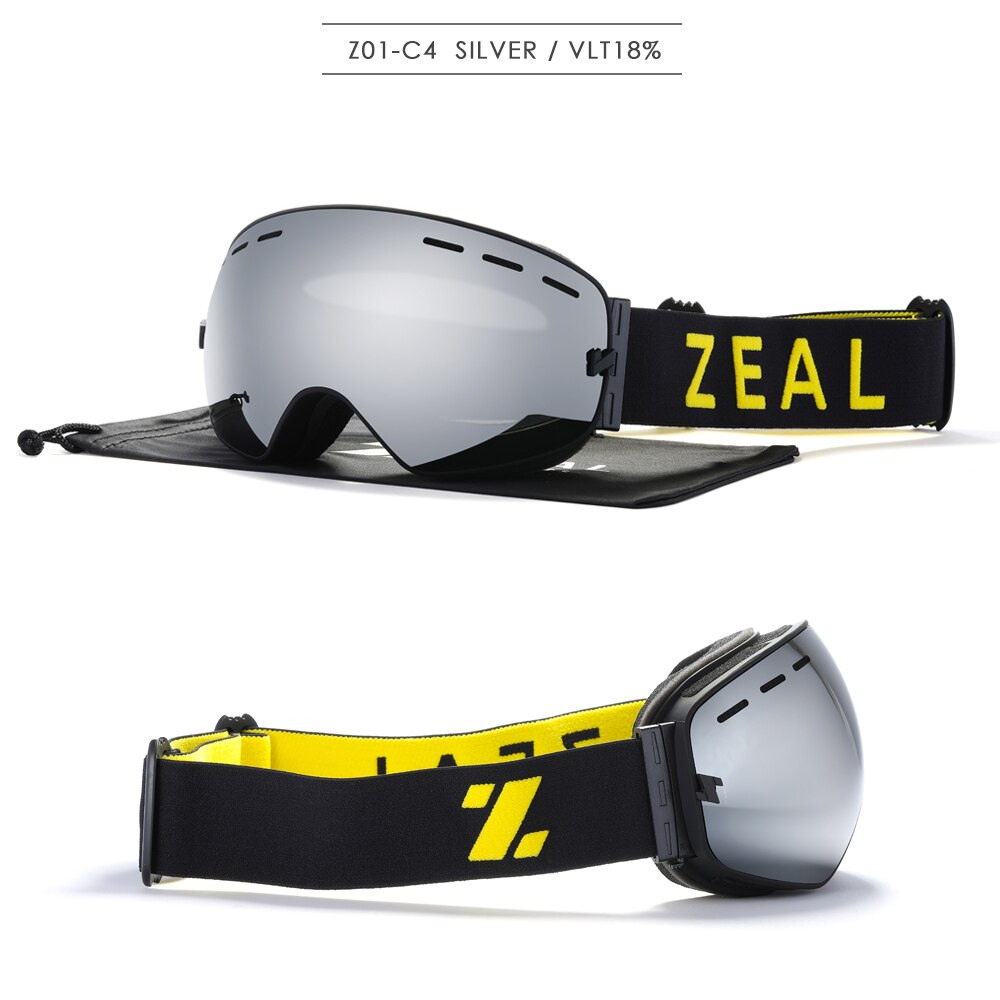 ZEAL ski goggles double layers UV400 anti-fog big ... – Grandado