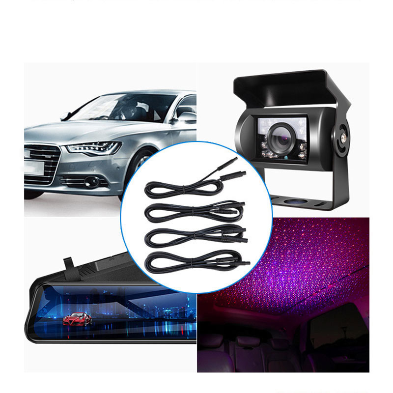 4pin 4 core 1m 2m 6m Male to Female cable Car DVR ... – Grandado