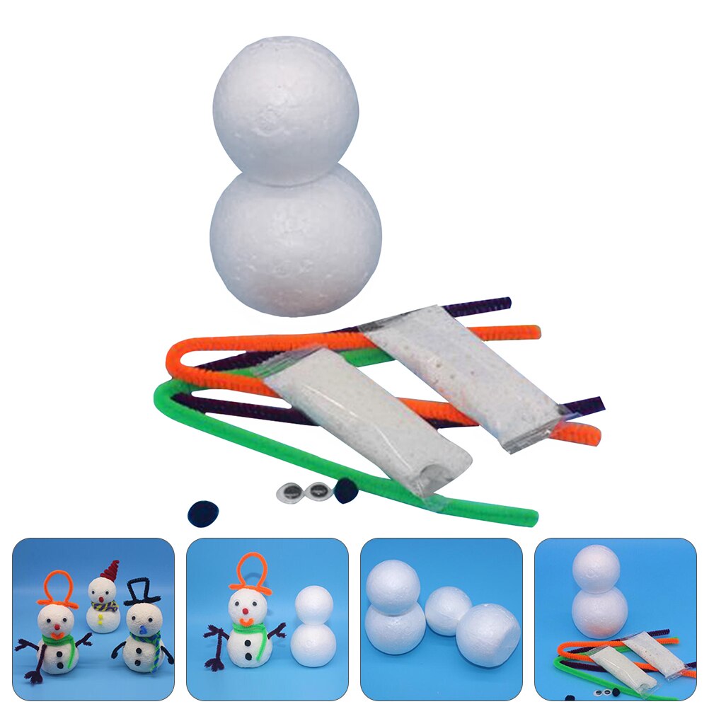 1 Set Christmas Snowman Model Child DIY Toy Snowma... – Grandado